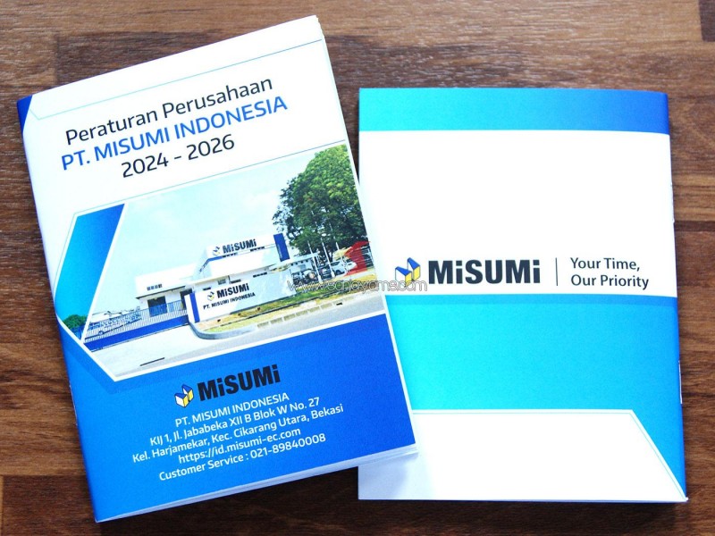 Cetak Buku Peraturan Perusahaan - Misumi | Image Gallery | Sanjaya ...