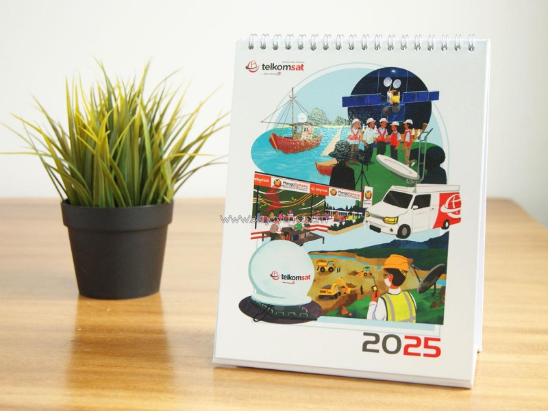 Kalender Meja 2025 - Telkomsat | Image Gallery | Sanjaya Mitra Sejati